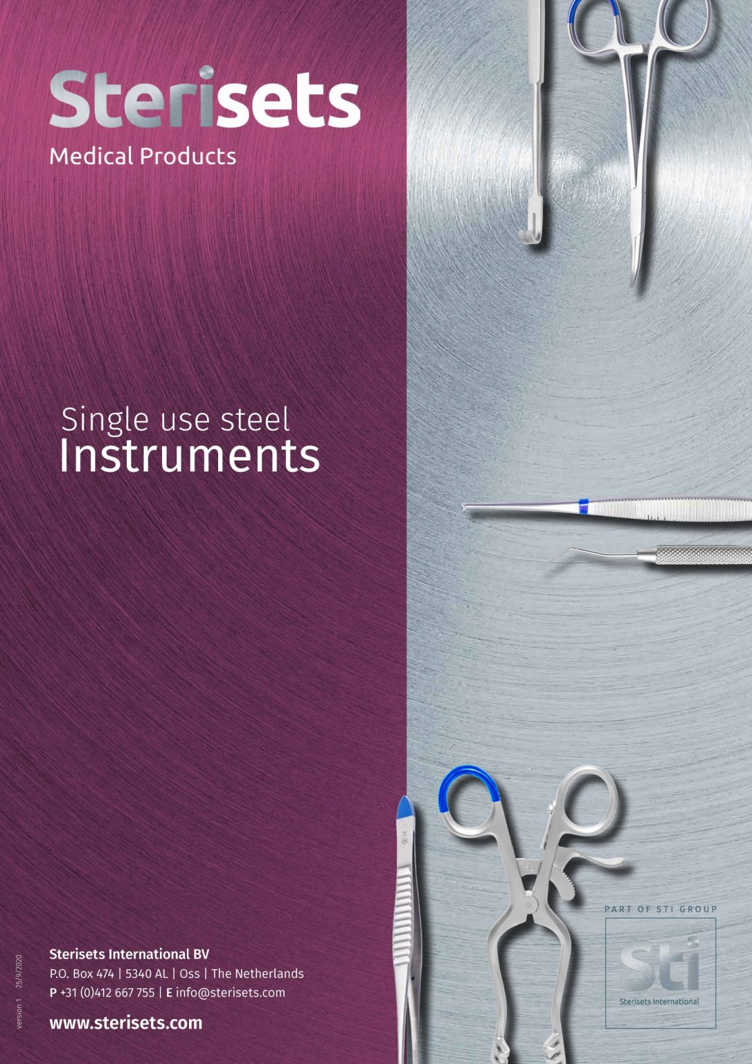 Single Use Instruments Catalogue – Sterisets